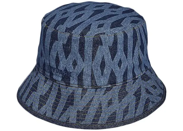 Adidas Ivy Park Monogram Bucket Hat - Dark Blue