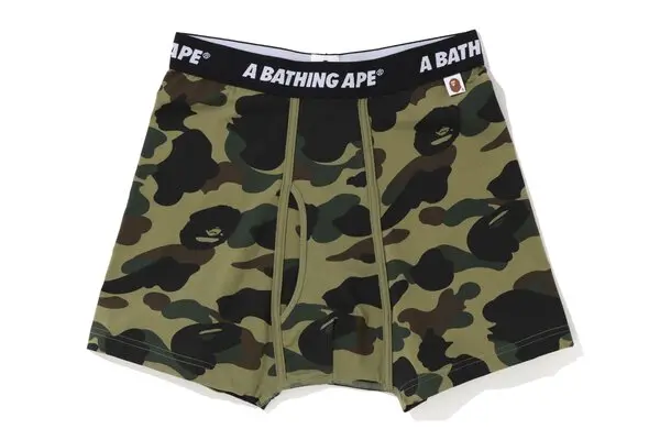 A BATHING APE 1st Camo Trunks - Green