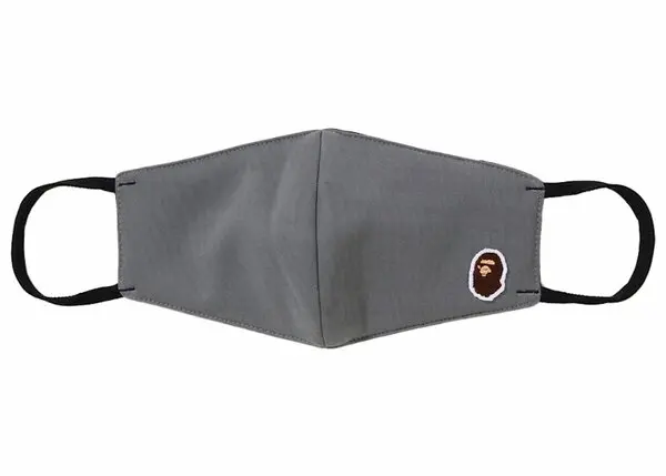 A BATHING APE Ape Head Mask - Gray