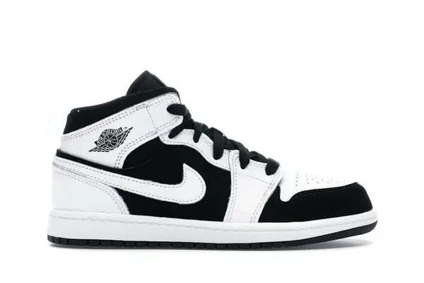 JORDAN 1 Mid Sneakers - White/black
