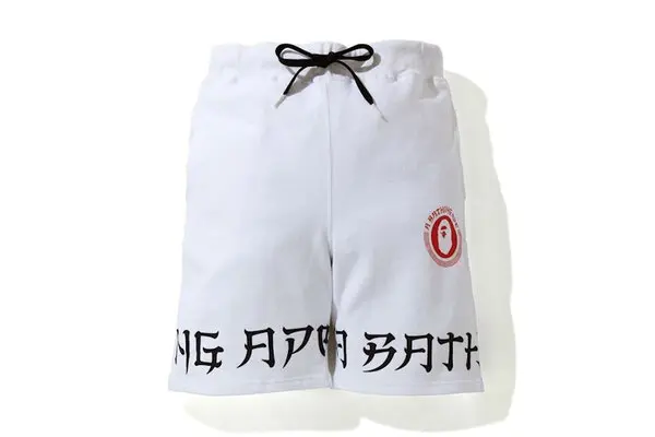 A BATHING APE Lettered Sweatshort