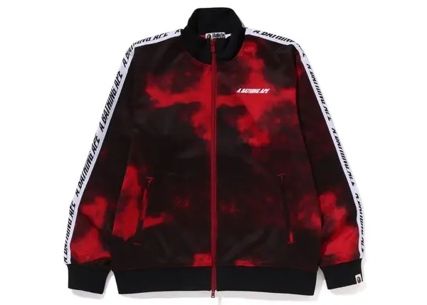 A BATHING APE Tie Dye Track Jacket