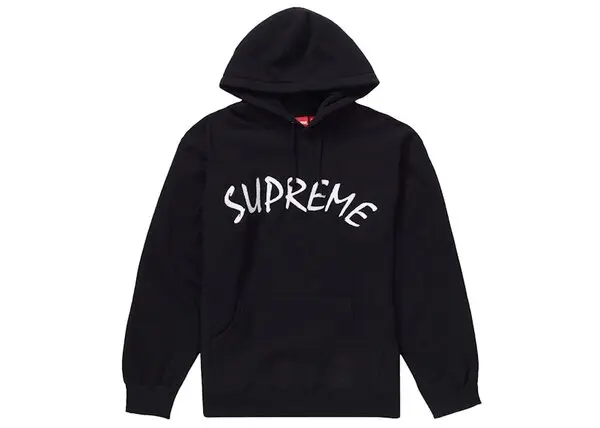 Supreme Ftp Arc Hooded Sweatshirt - Black