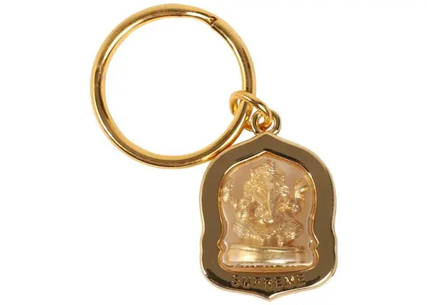 Supreme Ganesh Keychain - Gold