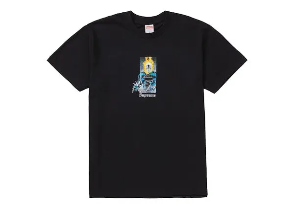 Supreme Ghost Rider Tee Shirt - Black