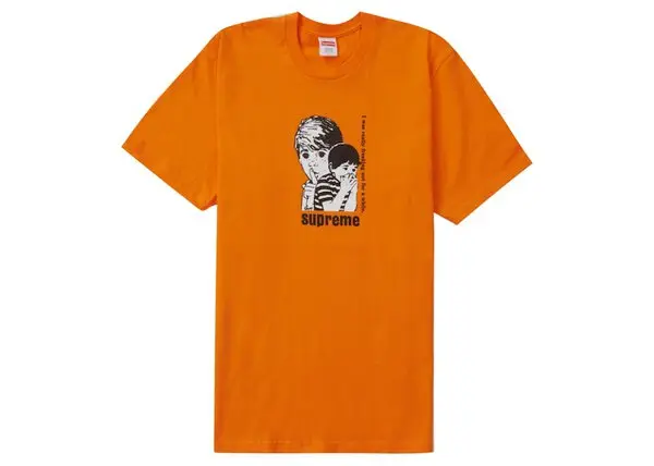 Supreme Freaking Out Tee Shirt - Orange