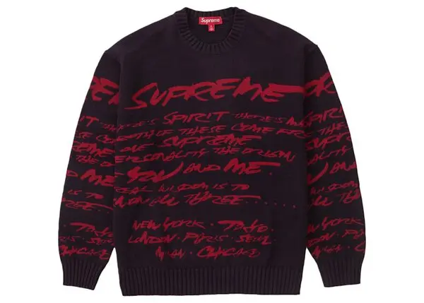 Supreme Futura Sweater - Navy Blue