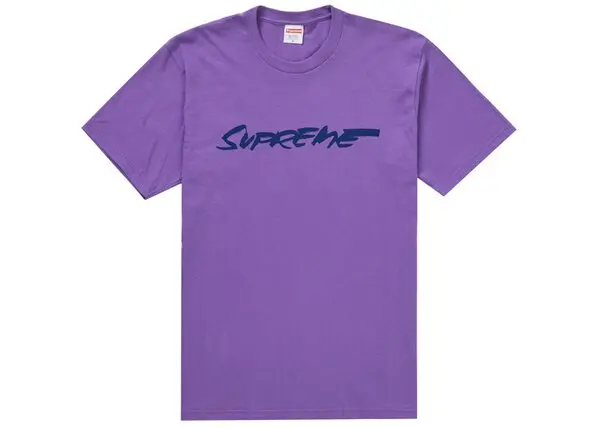 Supreme Futura Logo Tee Shirt - Purple