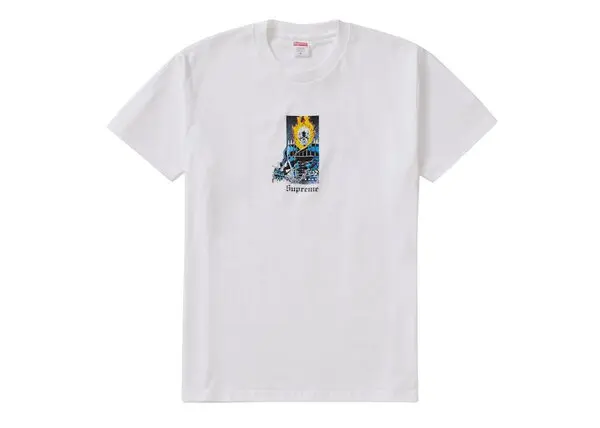 Supreme Ghost Rider Tee Shirt - White