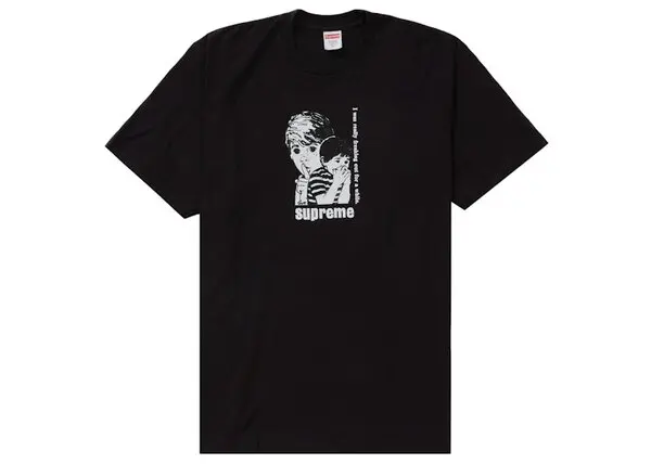 Supreme Freaking Out Tee Shirt - Black