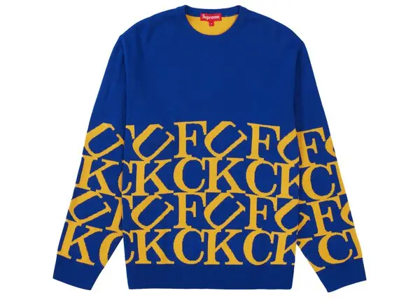 Supreme Graphic Print Sweater