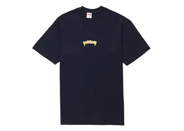 Supreme Fronts Tee Shirt - Navy Blue