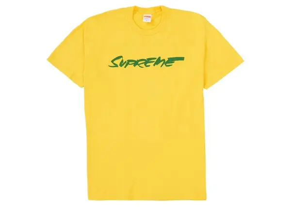 Supreme Futura Logo Tee Shirt - Yellow