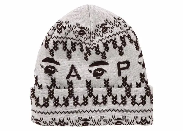 A BATHING APE Knit Cap - Ivory