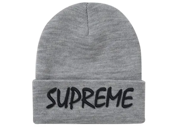 Supreme Ftp Beanie - Heather Grey