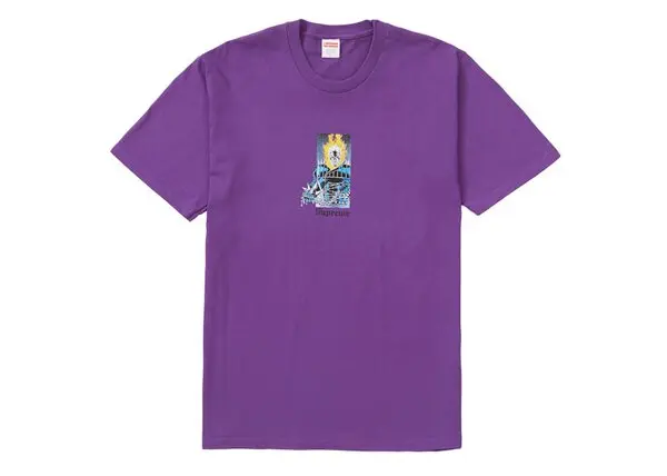 Supreme Ghost Rider Tee Shirt - Purple