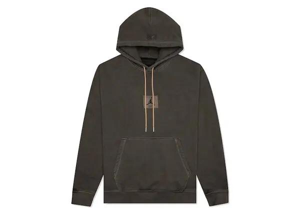 JORDAN Flight Heritage Washed Fleece Hoodie - Black