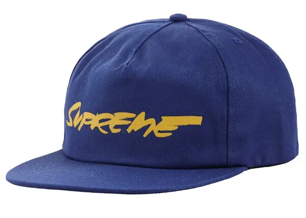 Supreme Futura Logo 5-panel Cap - Light Navy Blue