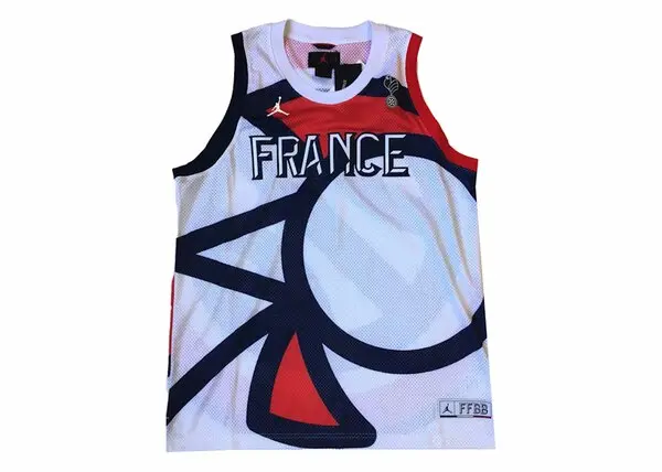 JORDAN France Jumpman Jersey - Red/white/blue