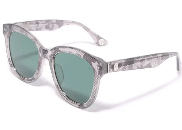 A BATHING APE 6 Sunglasses - Grey