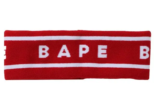 A BATHING APE Headband - Red