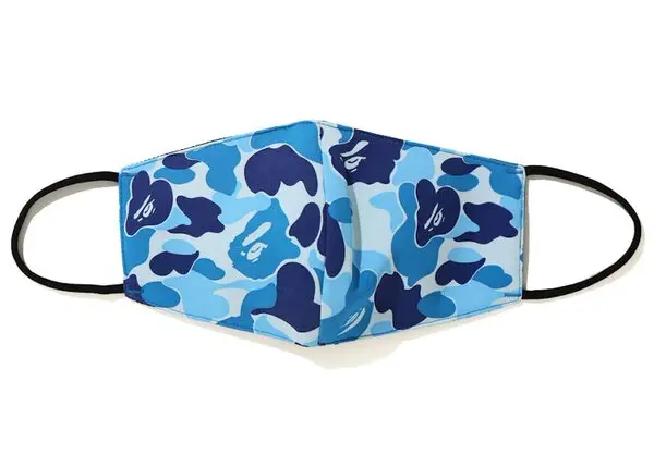 A BATHING APE Abc Camo Mask - Blue