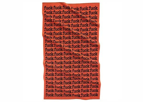 Supreme Fuck Towel - Orange