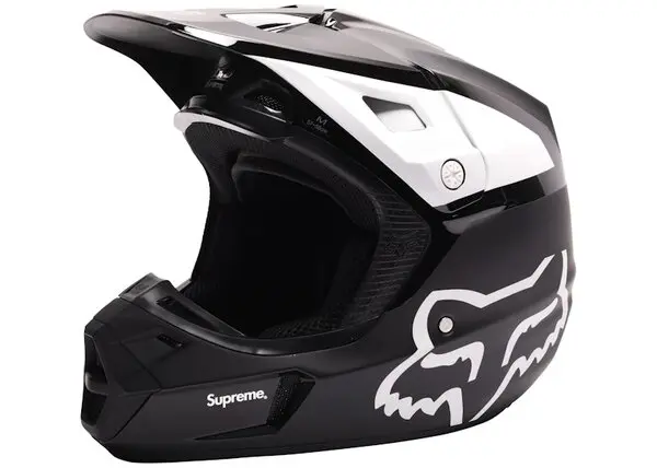 Supreme Fox Racing V2 Helmet - Black