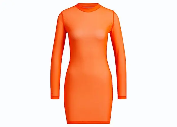 Adidas Ivy Park Swim Coverup Dress - Solar Orange