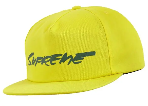 Supreme Futura Logo 5-panel Cap - Yellow