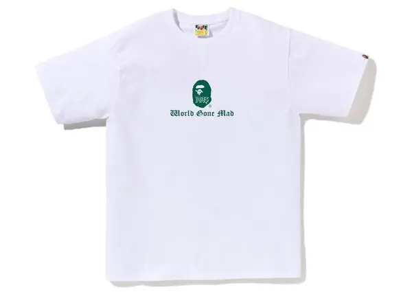 A BATHING APE Logo Tee Shirt - White