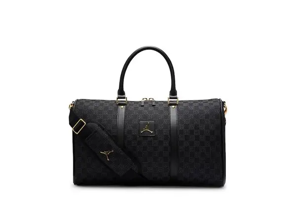 JORDAN Monogram Duffle Bag - Black