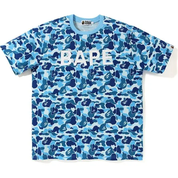 A BATHING APE Abc Relaxed Tee Shirt - Blue