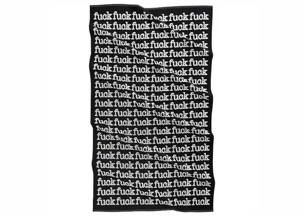 Supreme Fuck Towel - Black