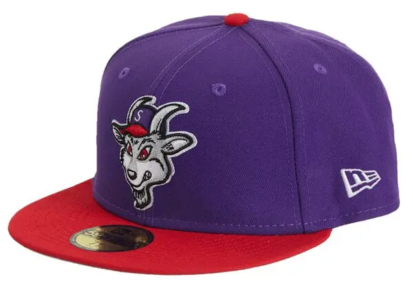 Supreme Goat New Era Cap - Purple