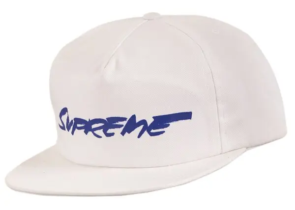 Supreme Futura Logo 5-panel Cap - White