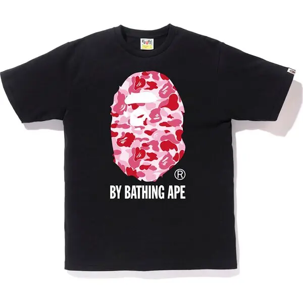 A BATHING APE Abc Bathing Tee Shirt - Black/pink