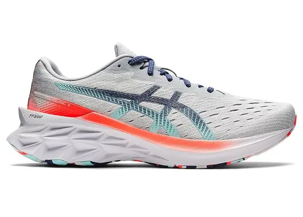 Asics Novablast 2in Athletic Sneakers - Glacier Grey/thunder Blue