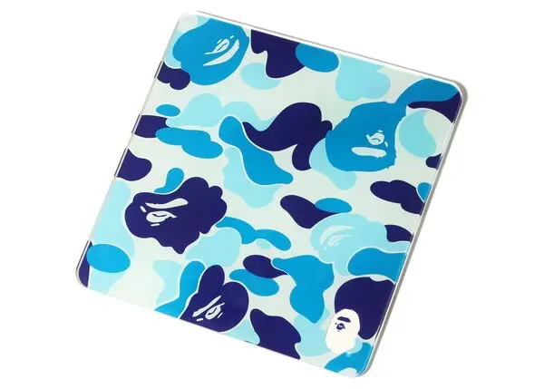 A BATHING APE Abc Camo Acrylic Plate - Blue