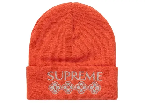 Supreme Glitter Beanie - Orange