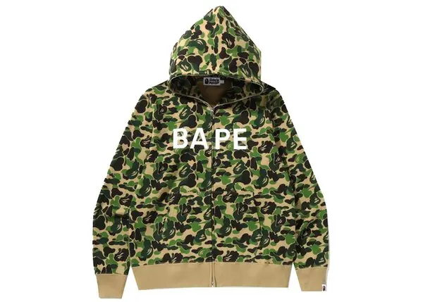 A BATHING APE Abc Camo Full Zip Hoodie