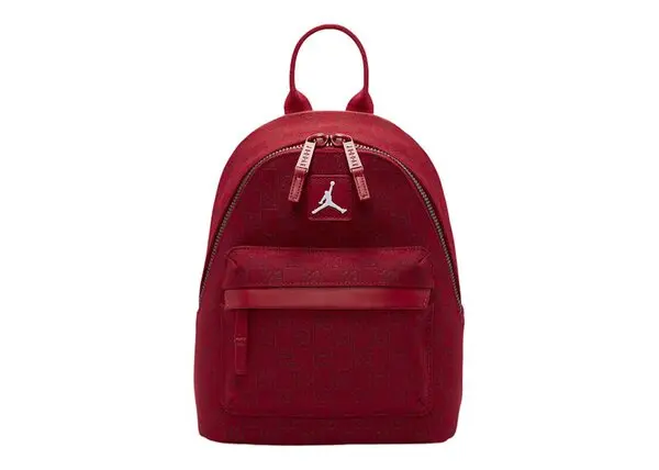 JORDAN Monogram Mini Backpack - Gym Red