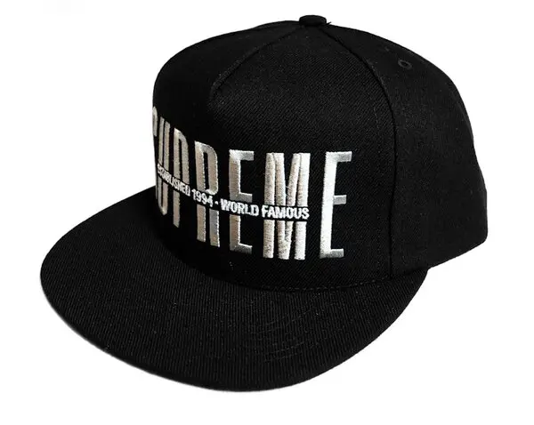 Supreme Global 5-panel Cap - Black