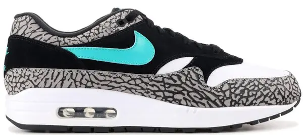 Nike Max 1 Atmos X Jordan Sneakers - Medium Grey/clear Jadeone-colorblackone-colorwhite