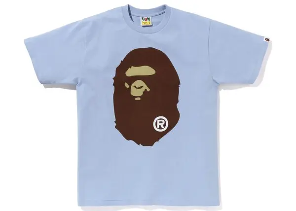 A BATHING APE Pigment Big Ape Head Tee Shirt