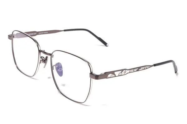 A BATHING APE Optical 5 Frame Eyeglasses - Silver