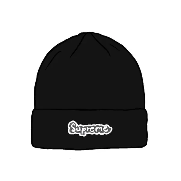 Supreme Gonz Logo Beanie - Black