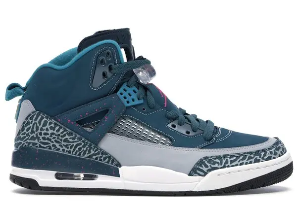 JORDAN Spizike High-top Sneakers - Space Blue/wolf Grey/tropical Teal