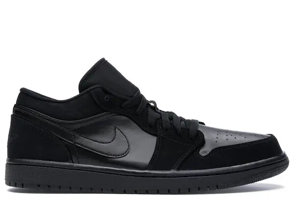 JORDAN 1 Retro Low Sneakers - Black