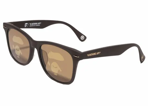 A BATHING APE No. 13 Sunglasses - Brown
